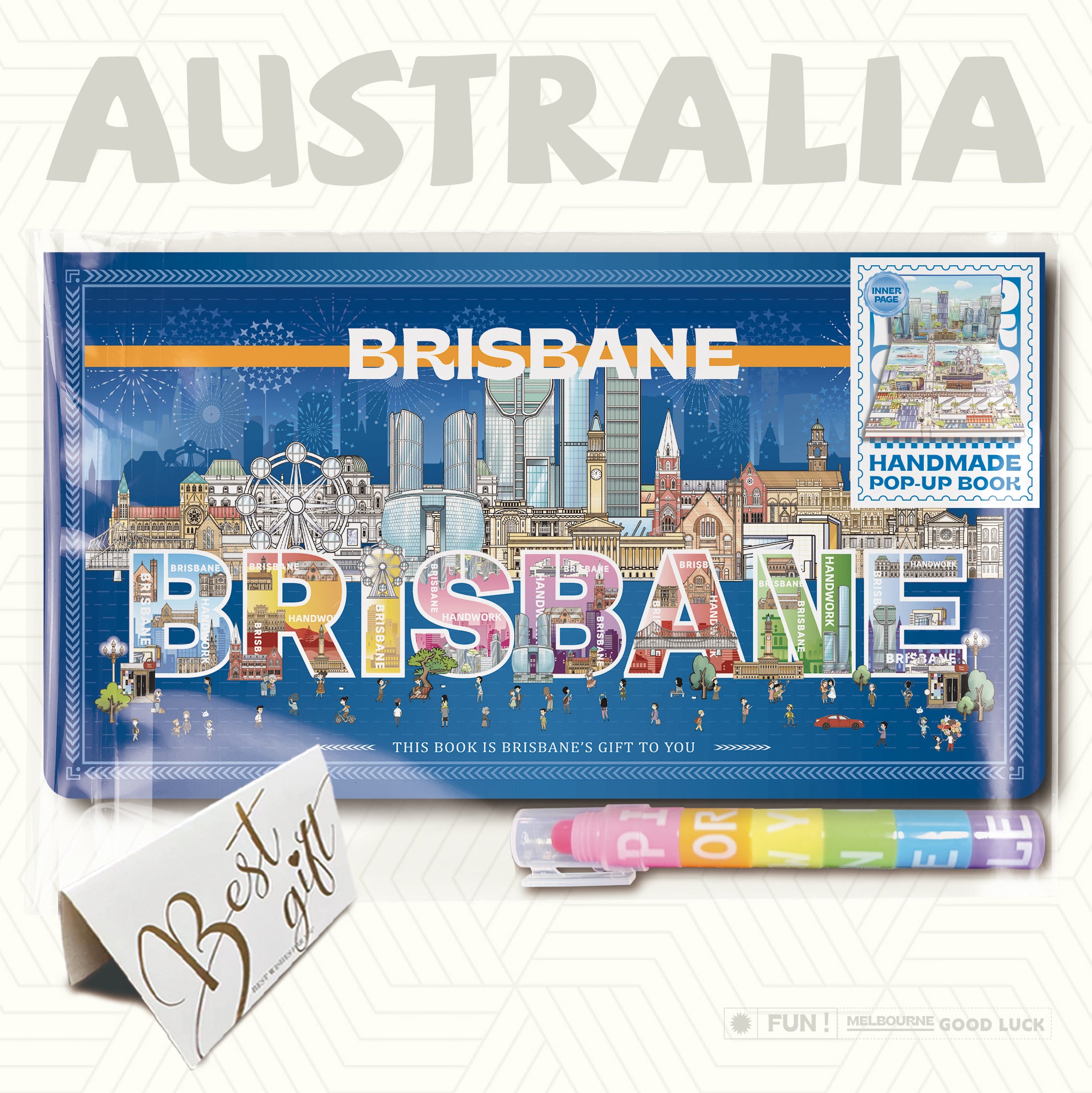 POP-UP HAND MADE NOTEBOOK BRISBANE – wookaka