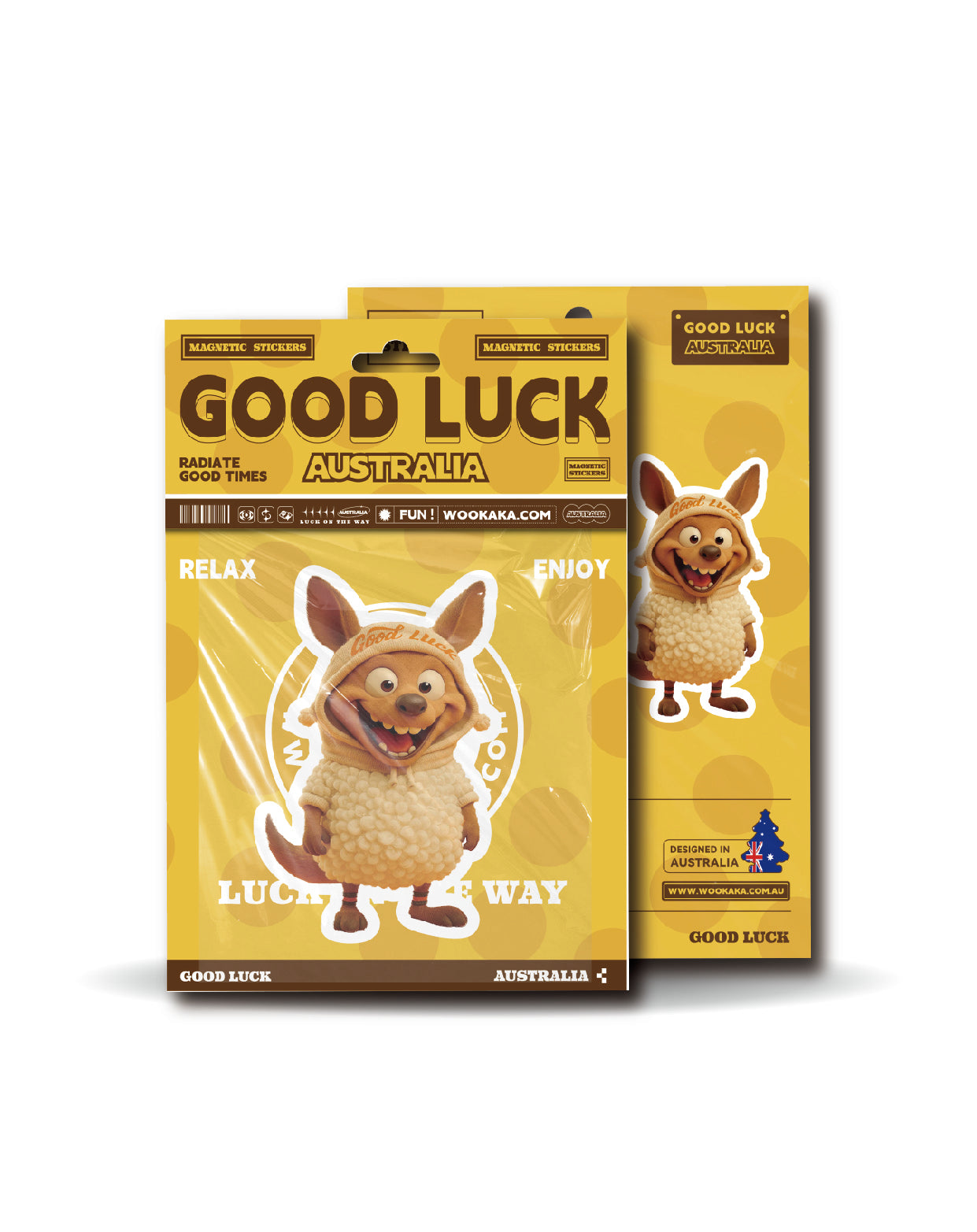 Super Smart Kangaroo Magnetic Sticker – wookaka